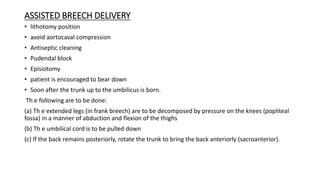Breech presentation | PPTX