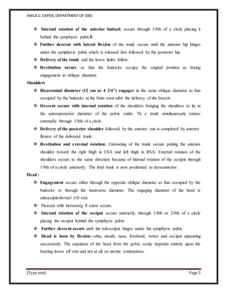 Breech presentation | DOCX