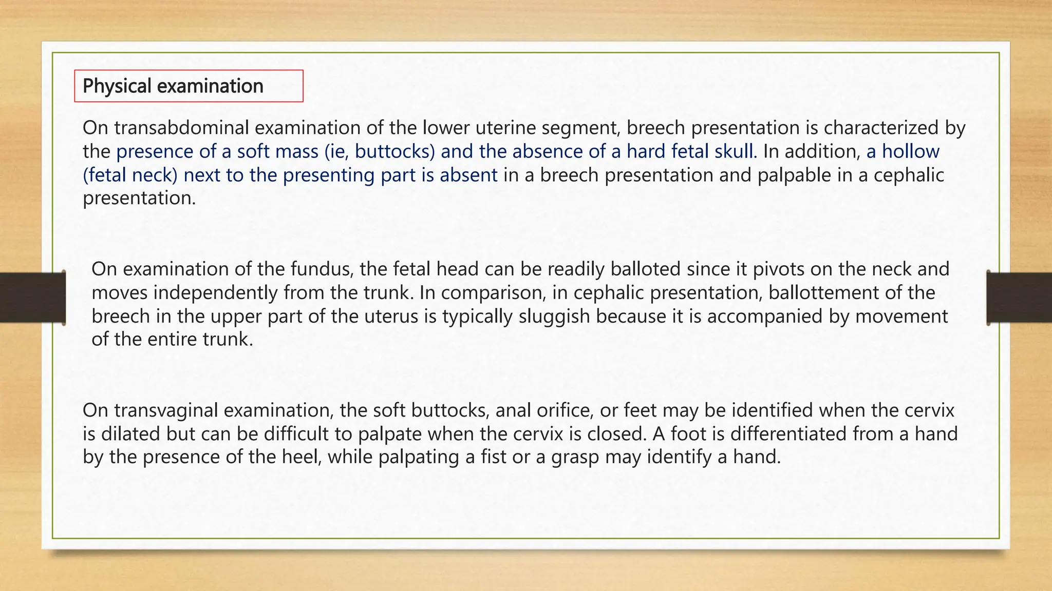 BREECH PRESENTATION, TYPES, DELIVERY.pptx