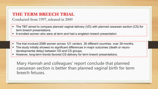BREECH PRESENTATION, TYPES, DELIVERY.pptx | Pregnancy | Reproductive Health