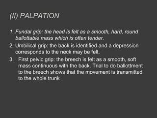 BREECH_PRESENTATION.ppt The main notions for determining the diagnosis ...