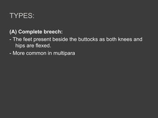 BREECH_PRESENTATION.ppt The main notions for determining the diagnosis ...