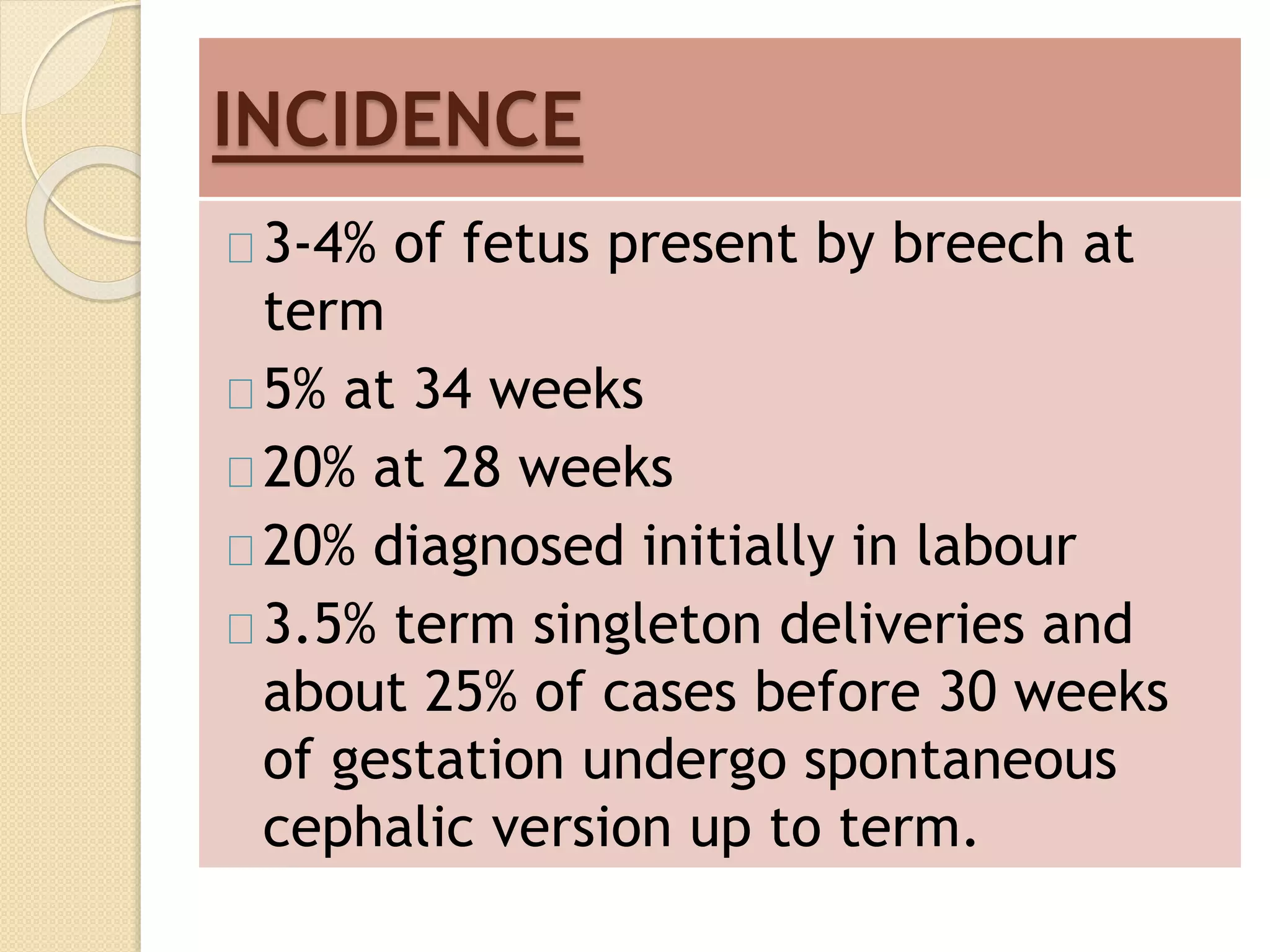 Breech presentation | PPTX