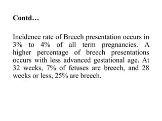 Breech presentation (2) | PPTX