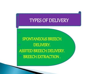 BREECH PRESENTATION abnormal condition.pptx