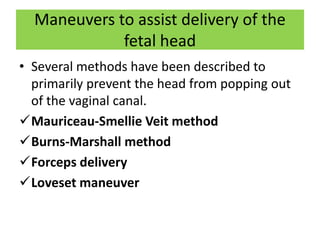 Breech presentation and delivery | PPTX