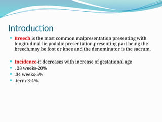 breech presentation final.pptxvhhb. vh.v | PPTX