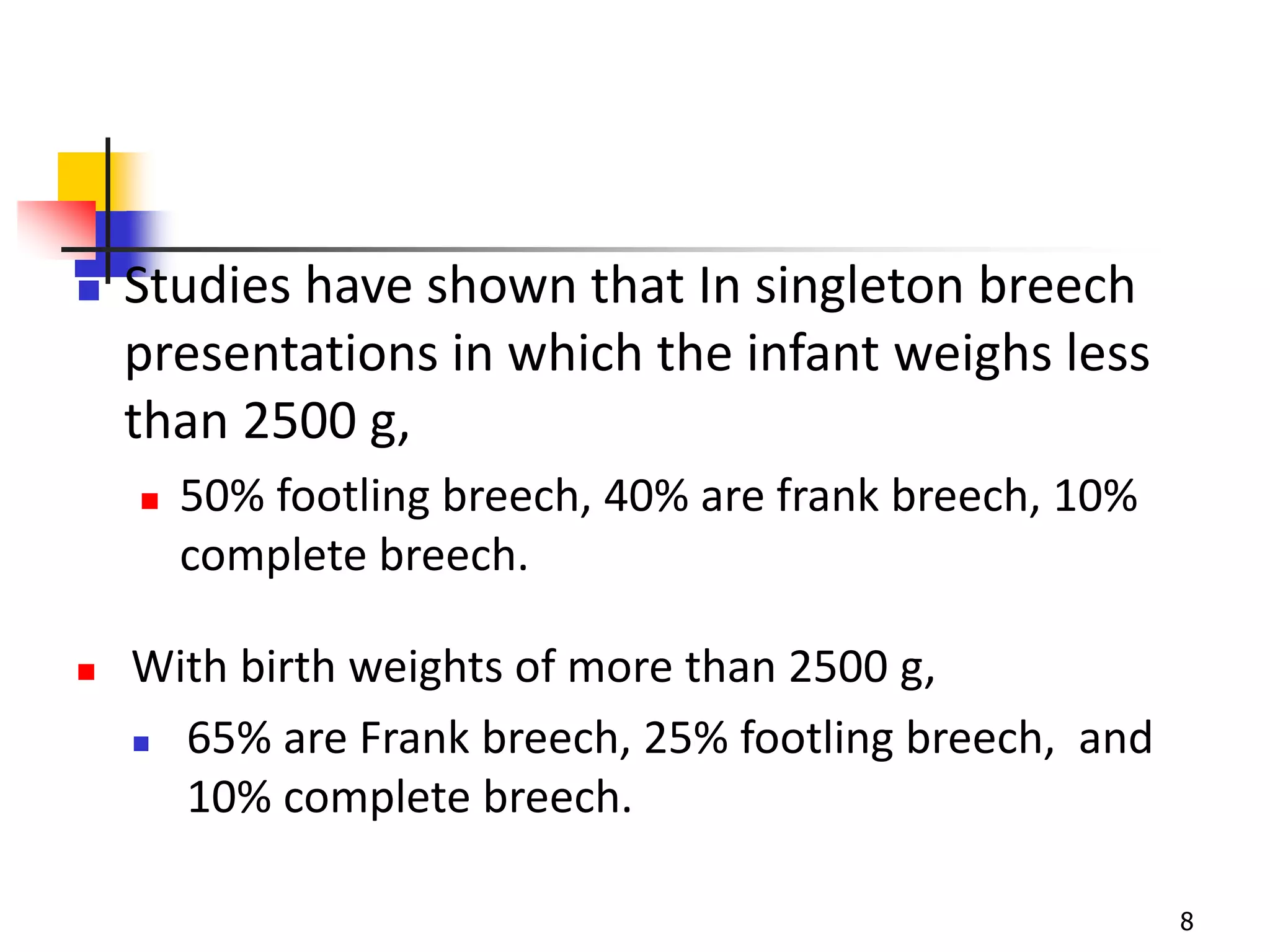 Breech presentation | PPTX