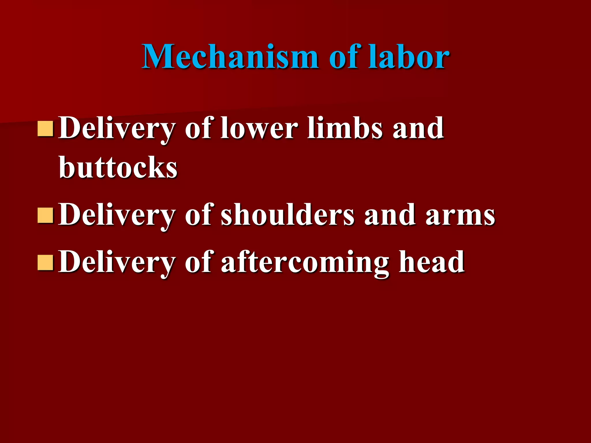 Breech Presentation & transverse lie.ppt