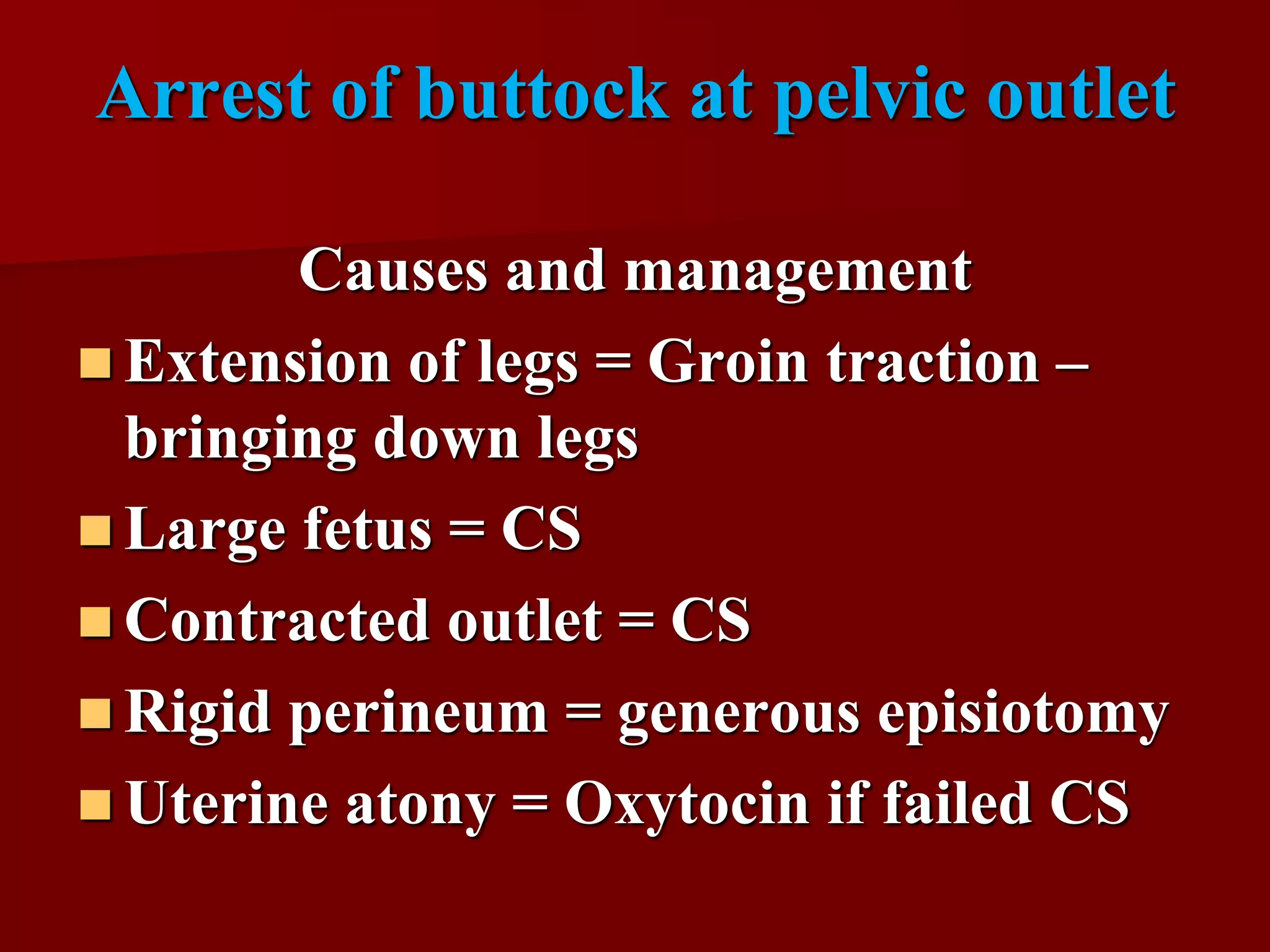 Breech Presentation & transverse lie.ppt