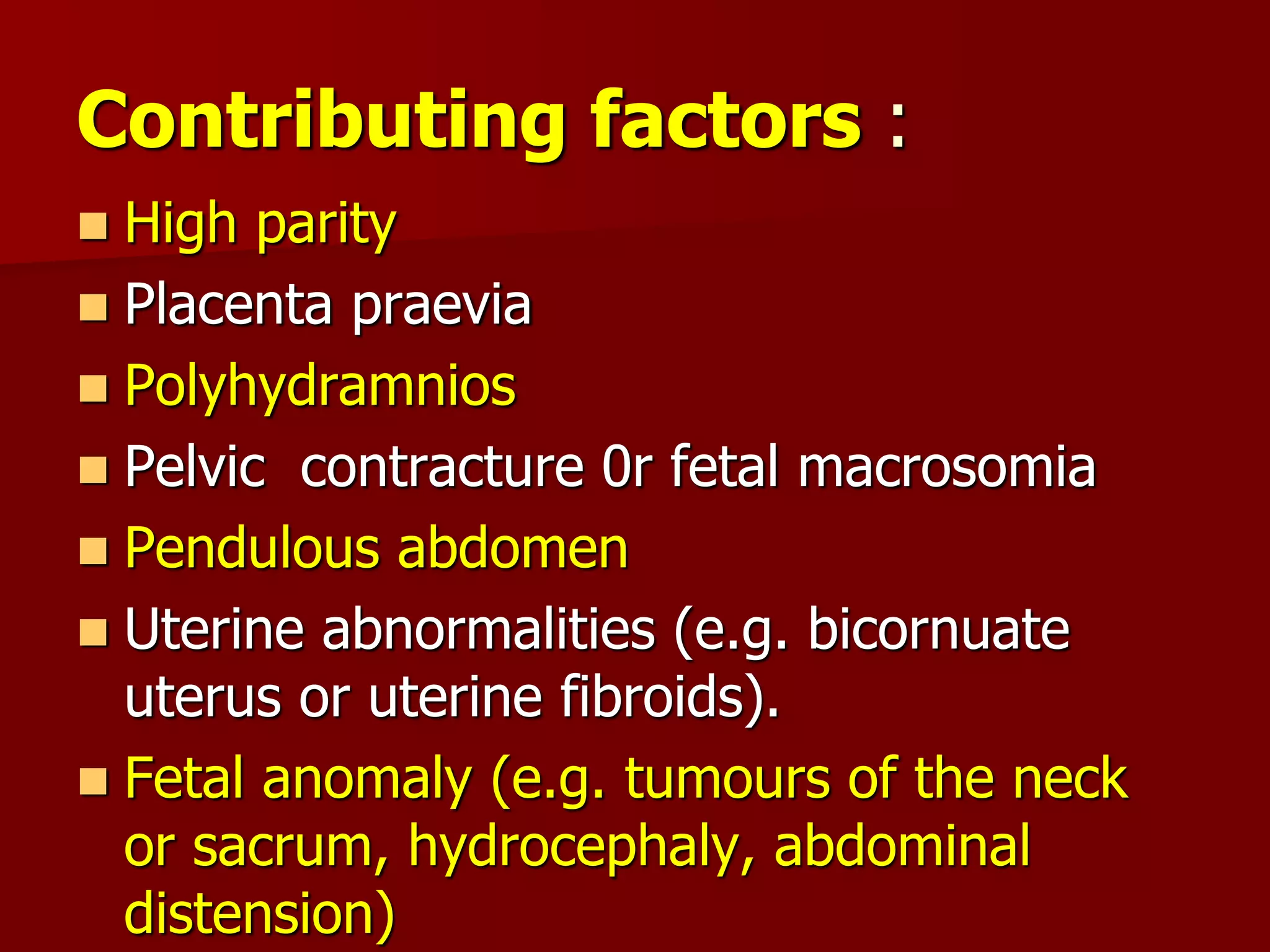 Breech Presentation & transverse lie.ppt