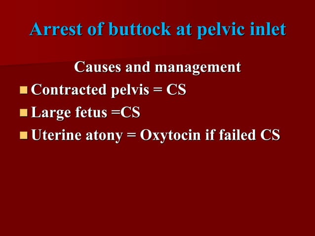 Breech Presentation & transverse lie.ppt