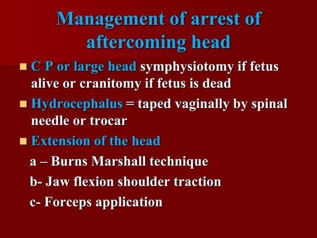 Breech Presentation & transverse lie.ppt