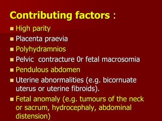 Breech Presentation & transverse lie.ppt