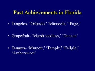 Breeding of Citrus Fruits | PPT