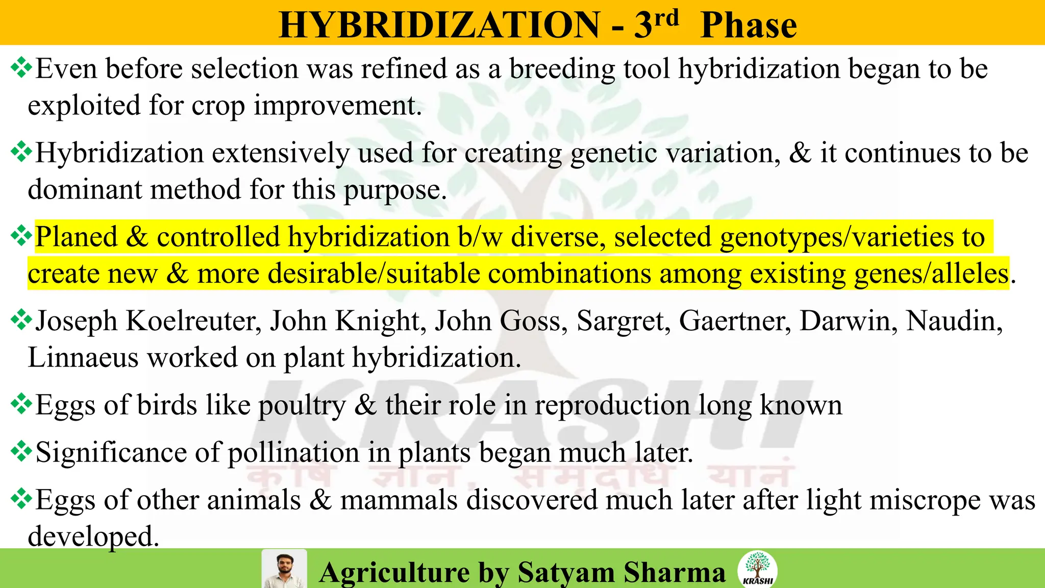 Hybridization in Plants – History, Types, Importance & Development | PDF