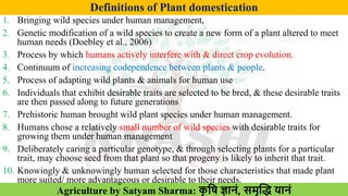 Plant Domestication | Complete Concept Explained BREEDING PLANT ...