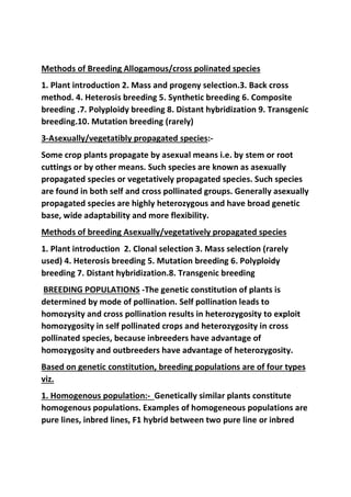 Breeding field crops | PDF