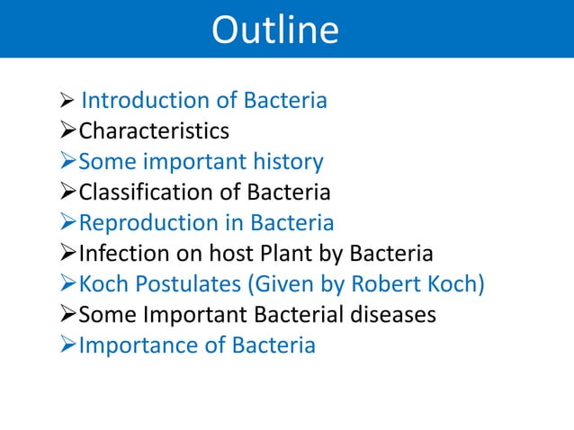 Introduction of Bacteria | PPTX