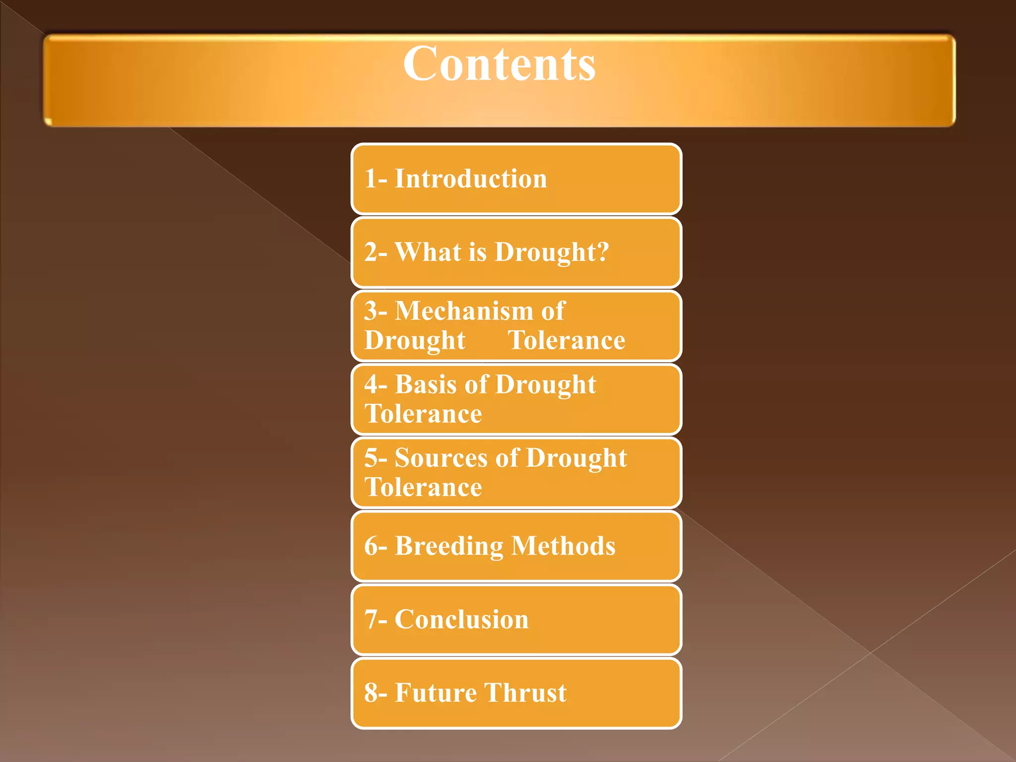 Breeding for drought tolerance in cotton | PPTX
