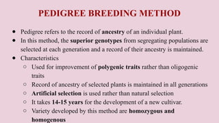 Breeding for Improvement of Self Pollinated Plants.pptx