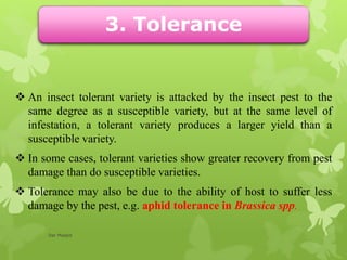 Breeding for pest stress in vegetables | PPTX
