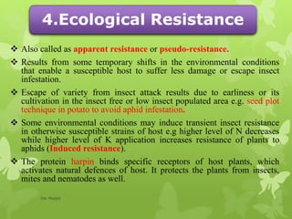 Breeding for pest stress in vegetables | PPTX