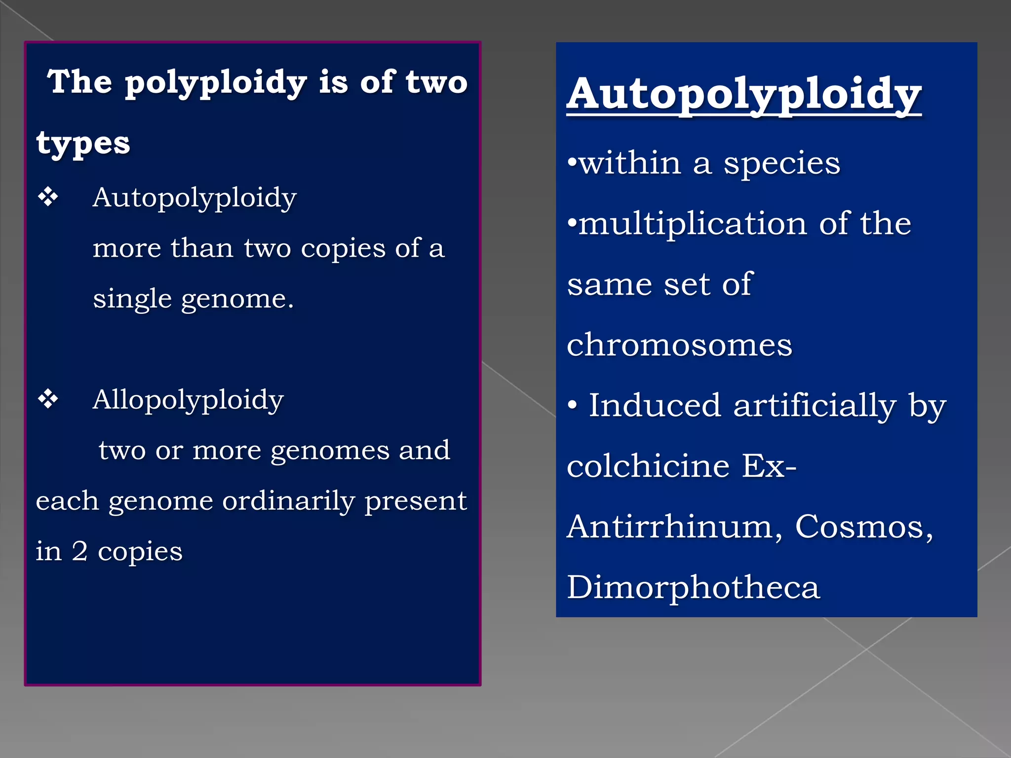 Breeding for polyploidy in ornamental crops | PPTX