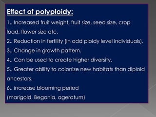 Breeding for polyploidy in ornamental crops | PPTX
