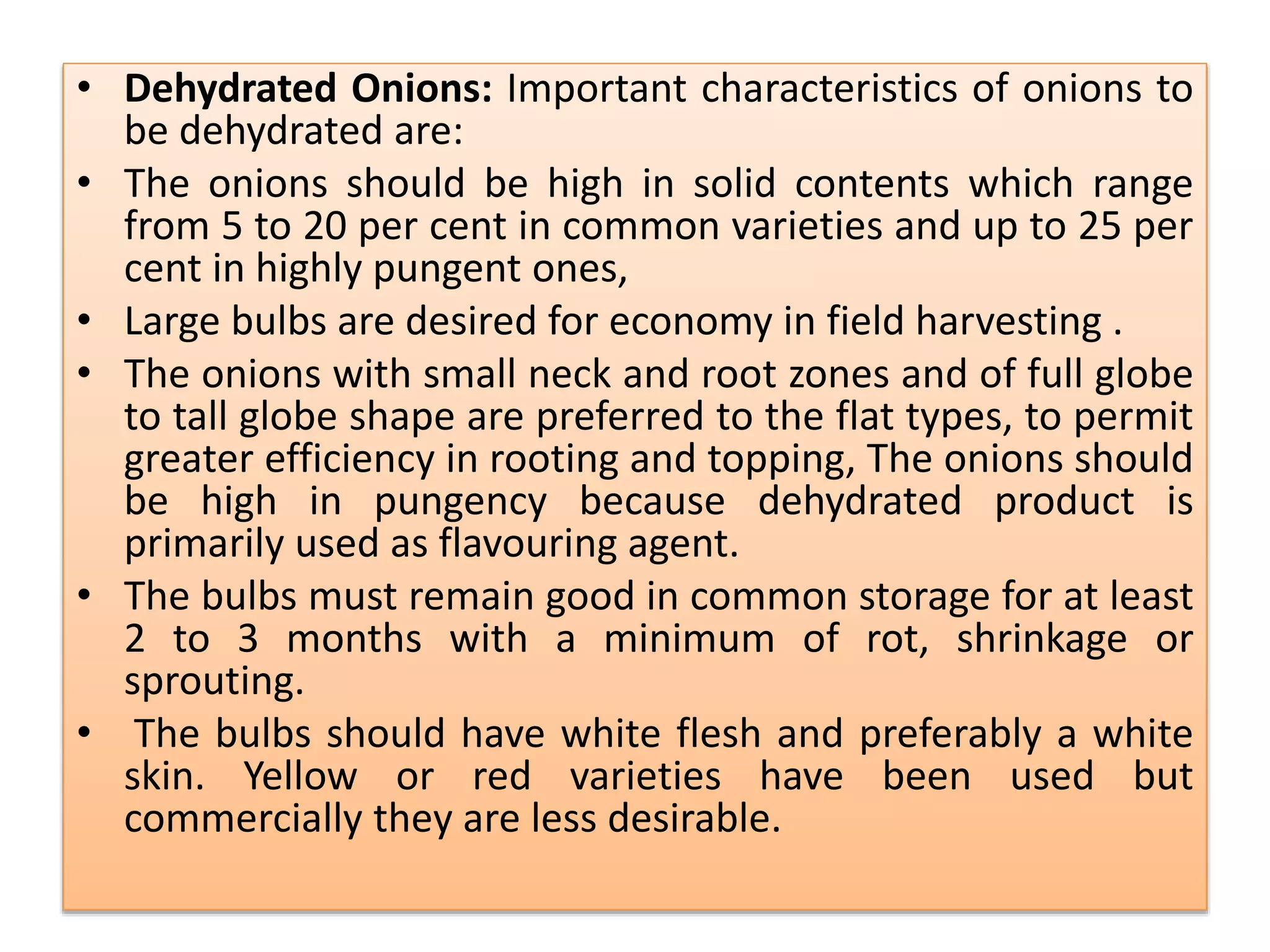 Breeding for quality in onion | PPTX