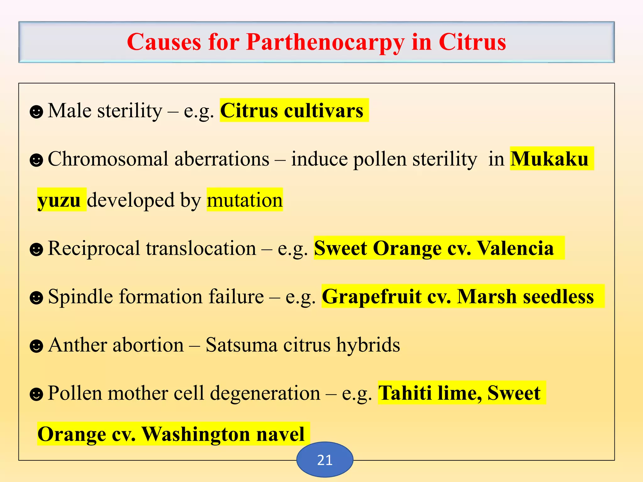 Breeding for seedlessness in fruit crops | PPTX