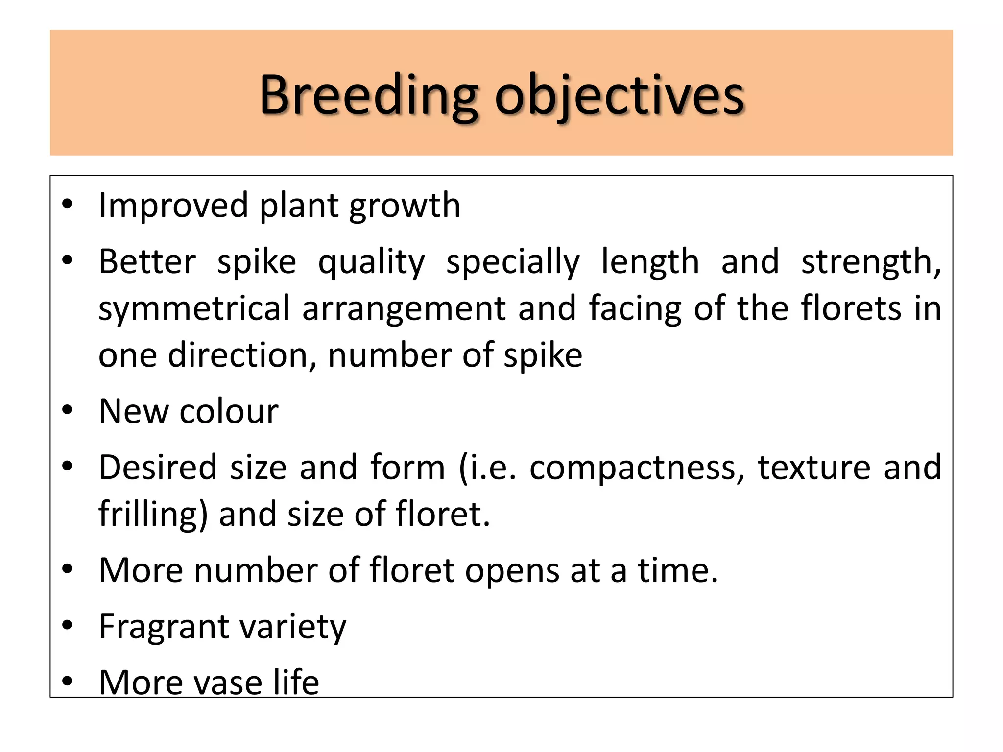 Breeding gladiolus | PPTX