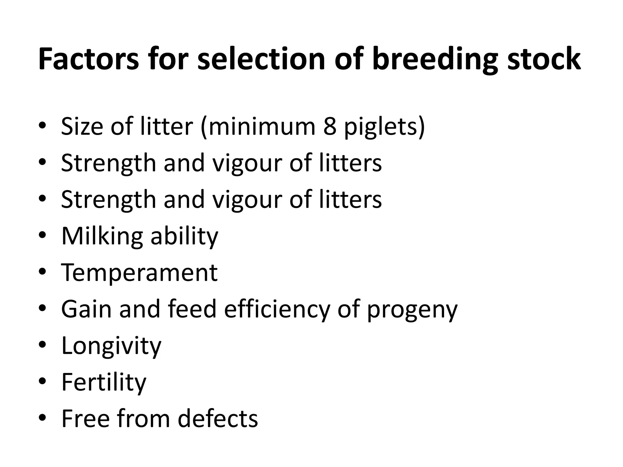 Breeding management - Swine | PPTX