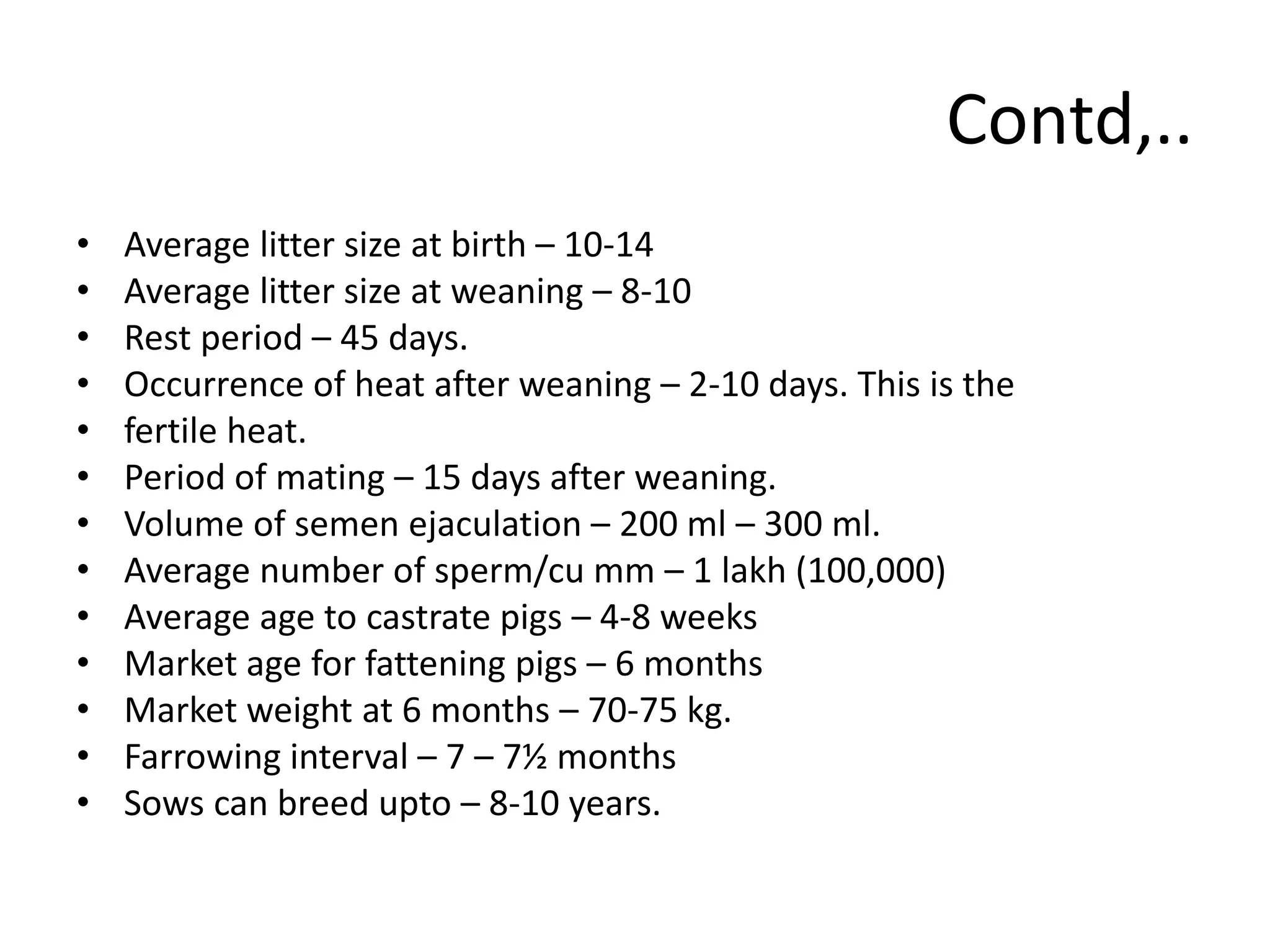 Breeding management - Swine | PPTX