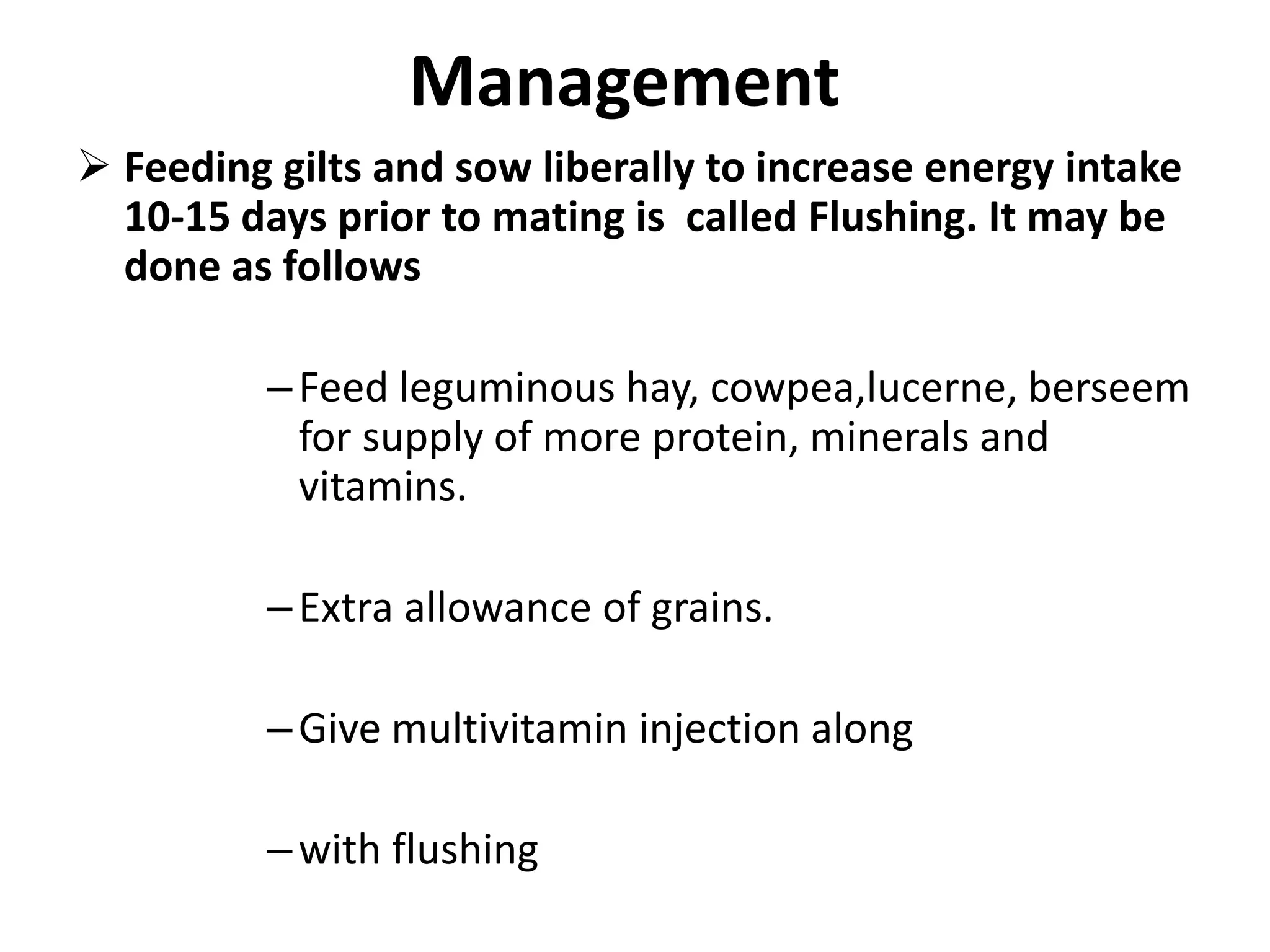 Breeding management - Swine | PPTX