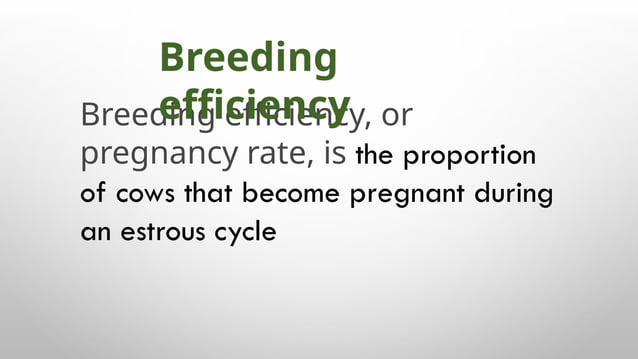 Cow breeding management of cattle 1.pptx | Infertility | Reproductive ...