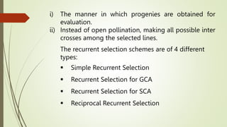 BREEDING METHOD IN CROSS POLLINATED CROPS.pptx