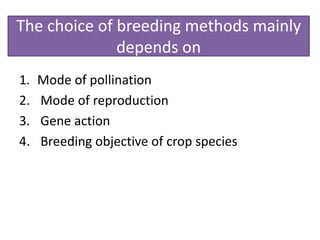 Breeding methods 17.05.2021
