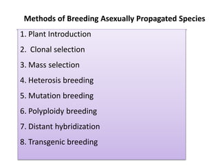 Breeding methods 17.05.2021