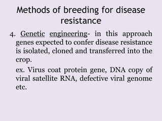 BREEDING METHODS FOR DISEASE RESISTANCE.pptx