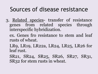 BREEDING METHODS FOR DISEASE RESISTANCE.pptx