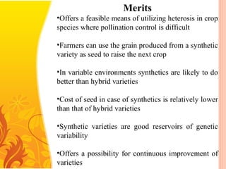 Breeding methods in cross pollinated crops | PPT