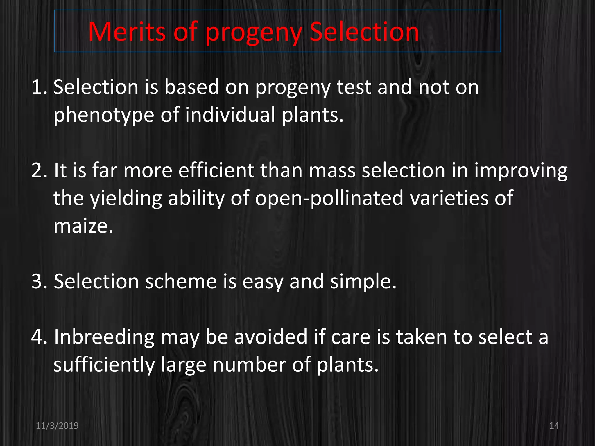 Breeding methods in cross pollinated crops | PPTX