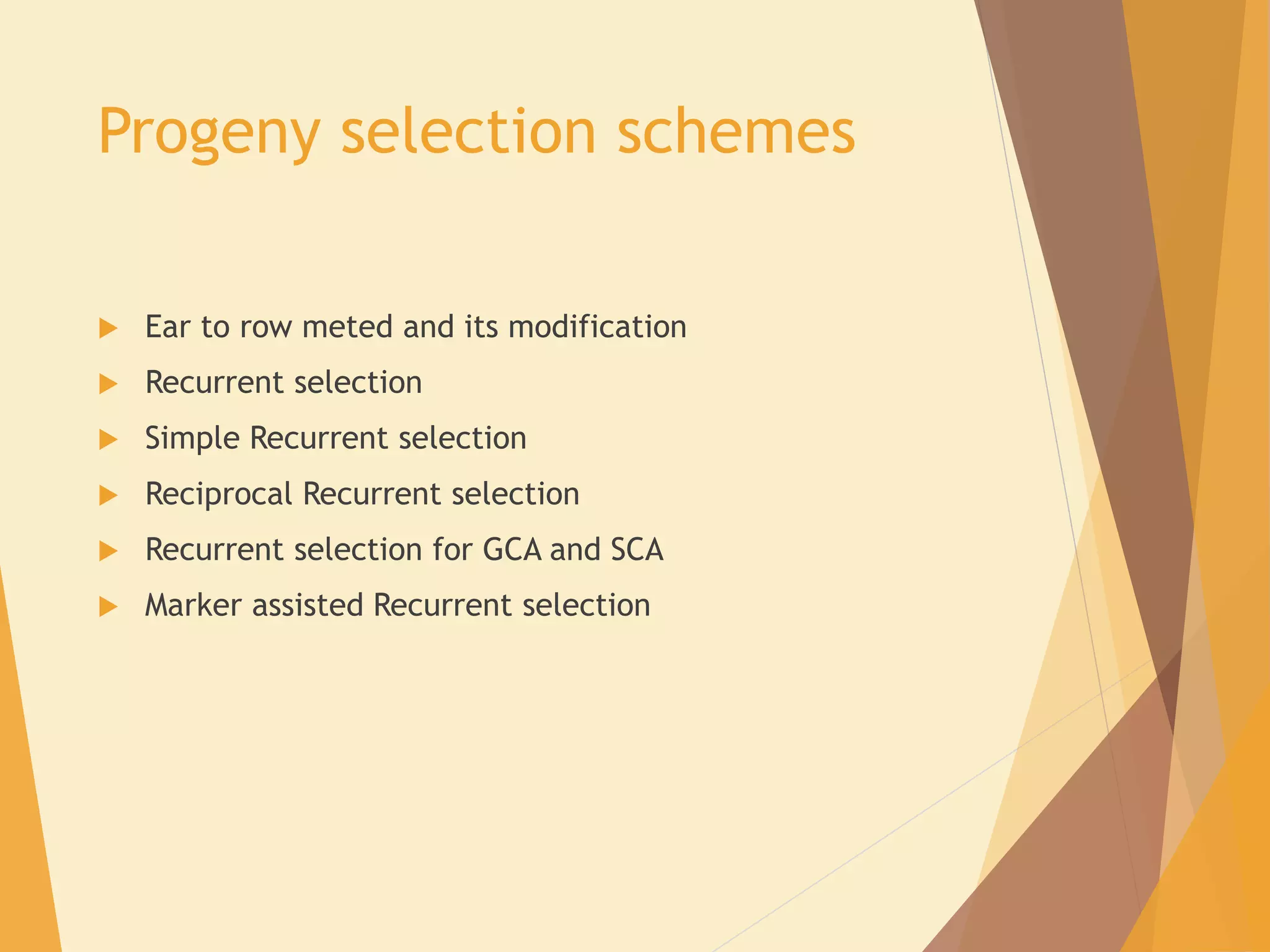Breeding methods in cross pollinated crops | PPTX