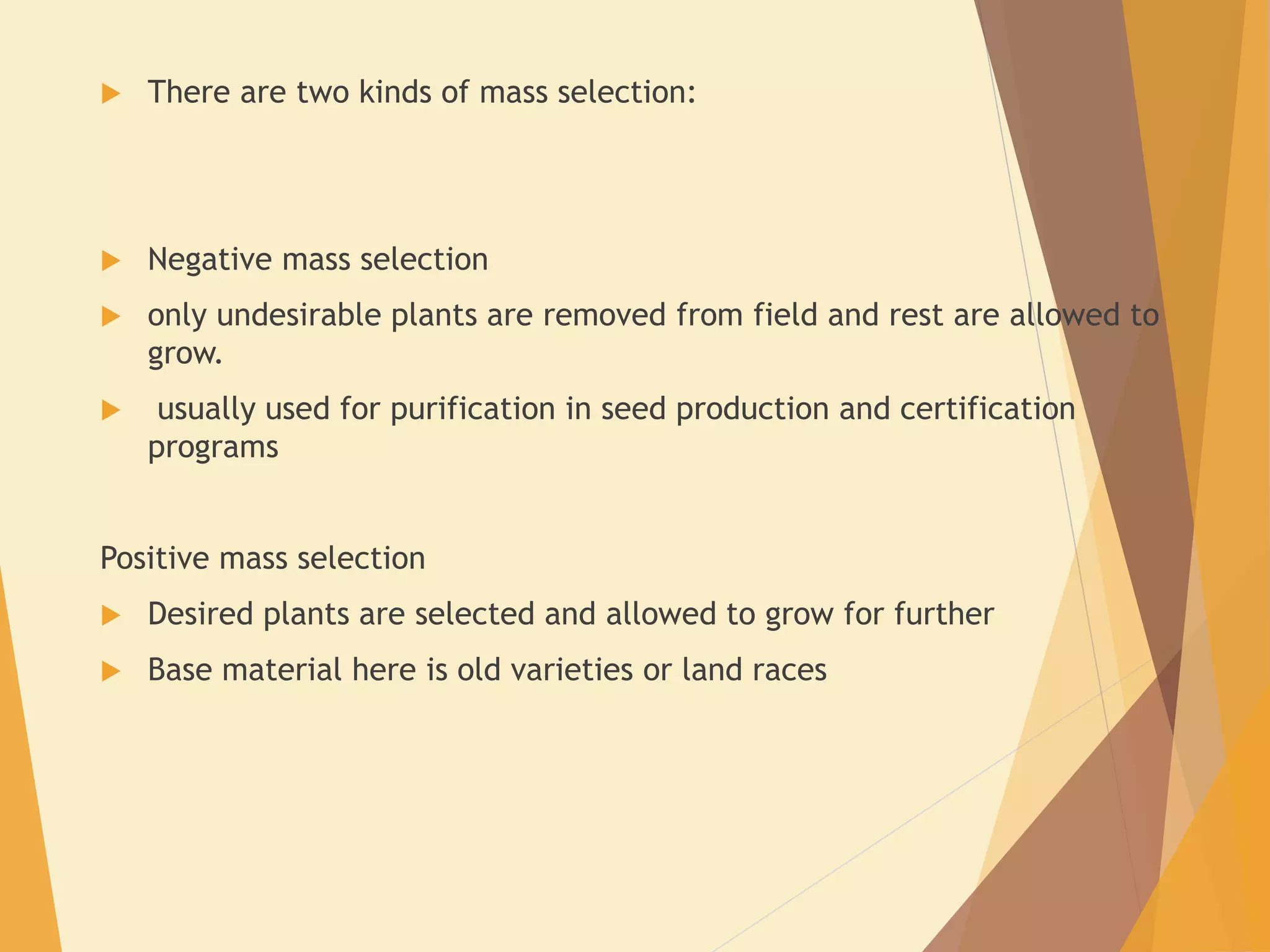 Breeding methods in cross pollinated crops | PPTX