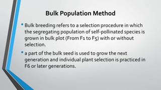 Breeding methods of cowpea(vigna unguiculata l | PPTX