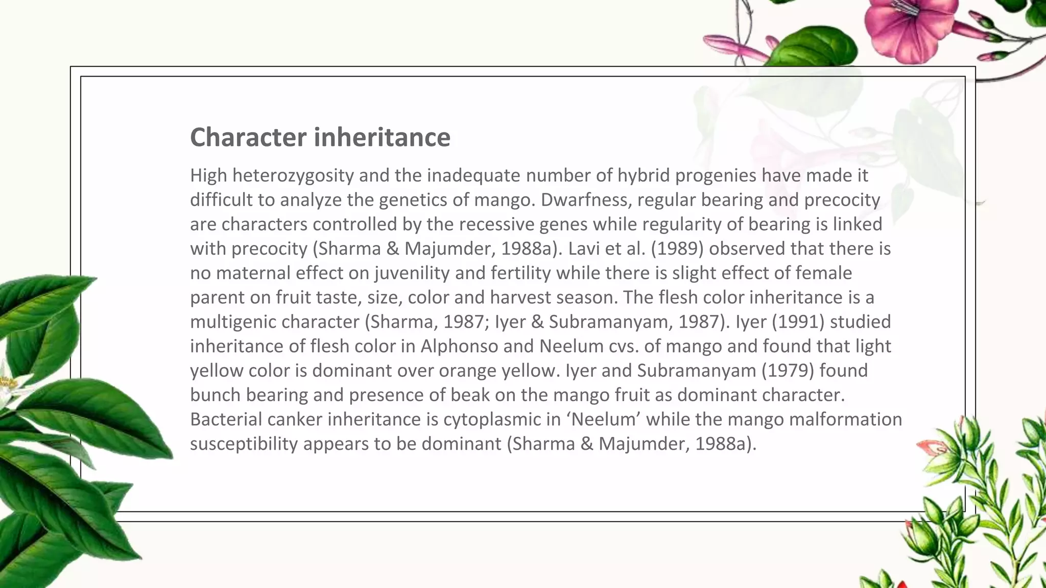Breeding methods of mango | PPTX