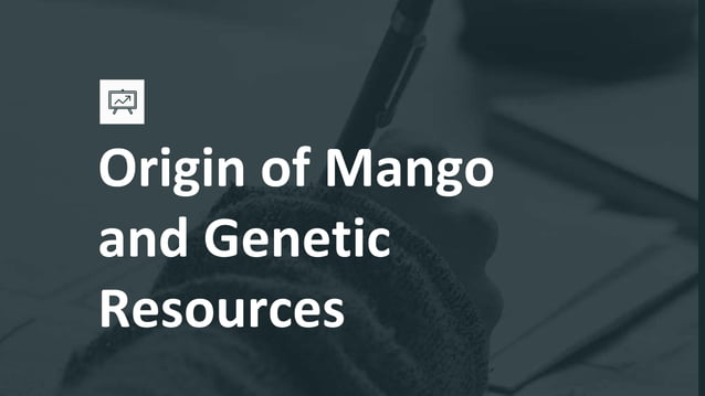 Breeding methods of mango | PPTX