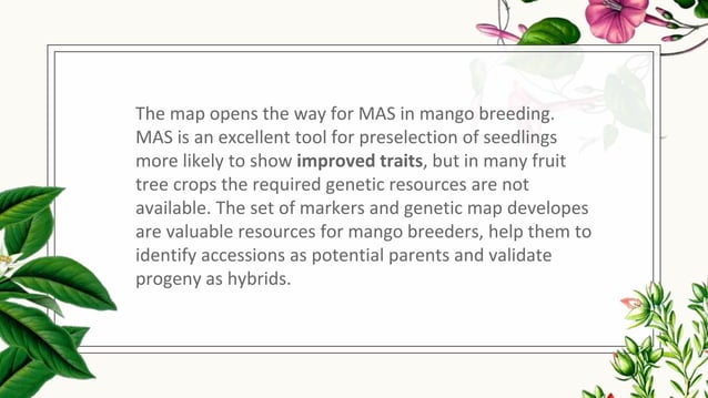 Breeding methods of mango | PPTX