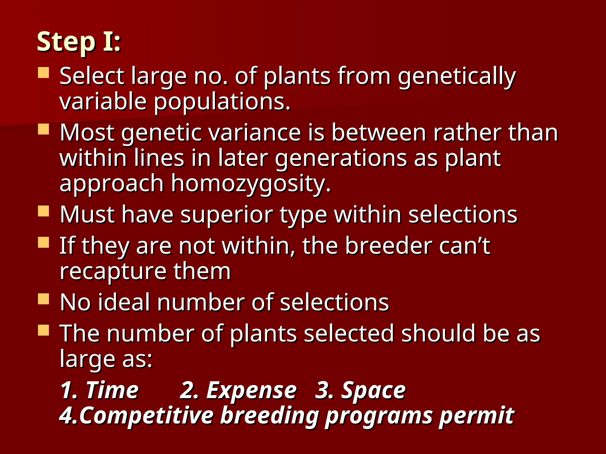 Breeding methods PLPB513.ppt Different crop breeding methods | PPT